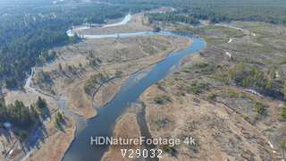 Madison River Braided Channels Sandbars Geomorphology In Yellowstone ...